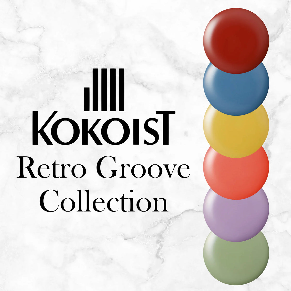 Retro Groove Series - Kokoist Colour Collection E-290 > E-295 – TAFS ...